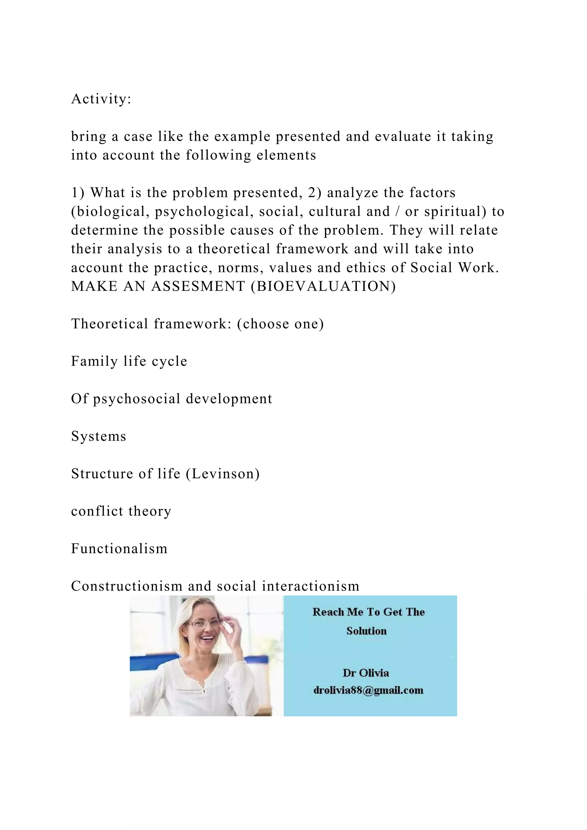 Activitybring a case like the example presented and evaluate it.docx