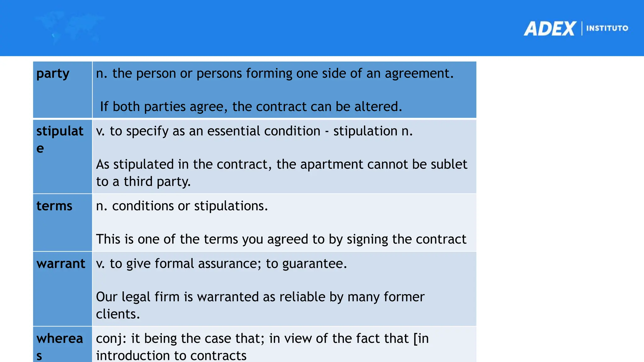 Activity Business Contract. tarea académica | PPTX