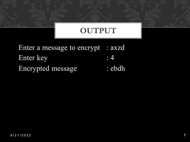 Activity Caesar Cipher Pptx