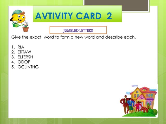 Activity card 1 a | PPT
