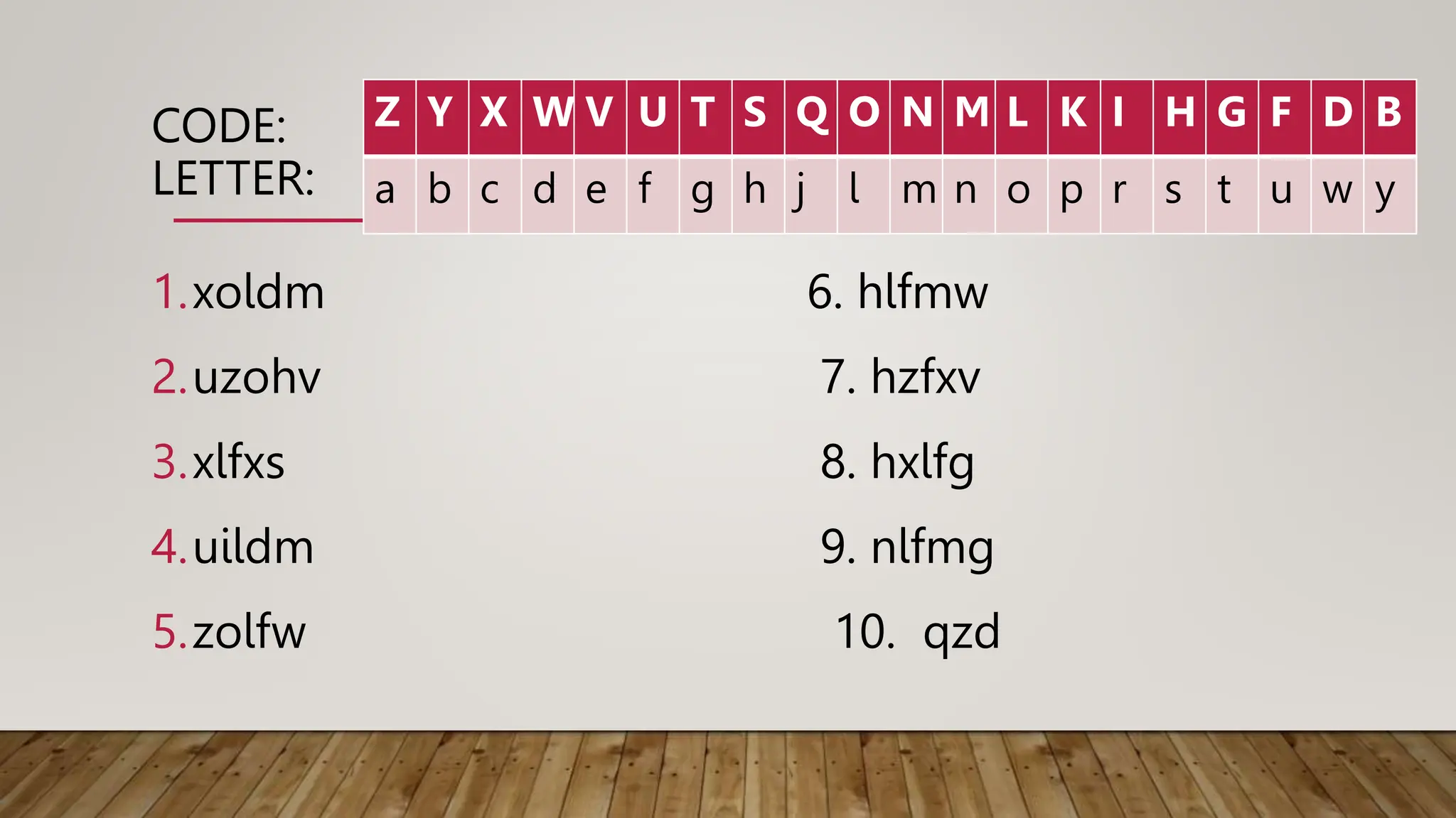 sample friday activity for catch up friday | PPT