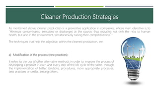 Activity Cleaner Production | PPT