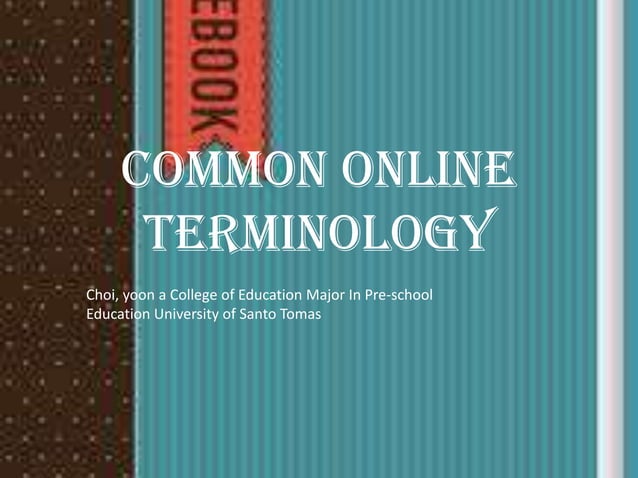 Common Online Terminology | PPT