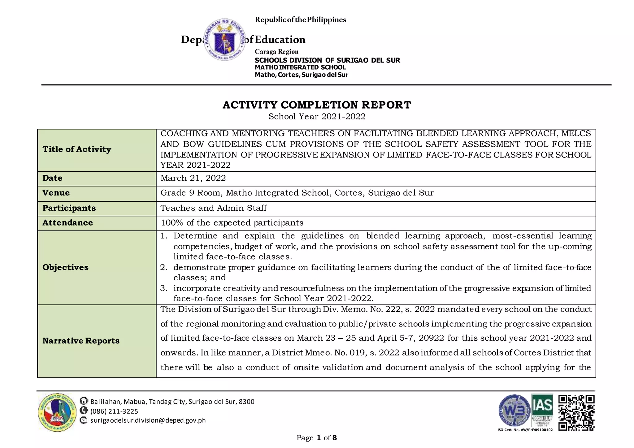 ACTIVITY COMPLETION REPORT.docx