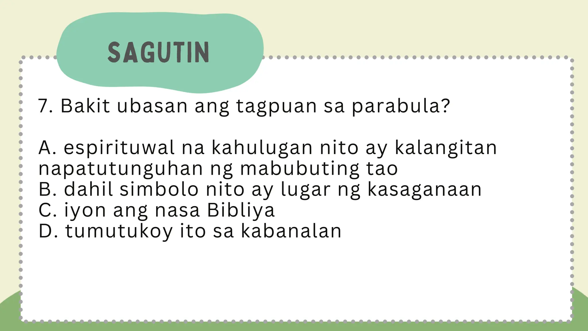 ANG TALINGHAGA TUNGKOL SA MAY-ARI NG UBASAN.pptx