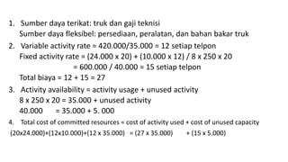 Activity cost behavior and sistem job order | PPTX
