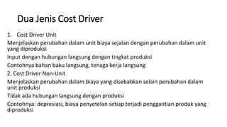 Activity cost behavior and sistem job order | PPTX
