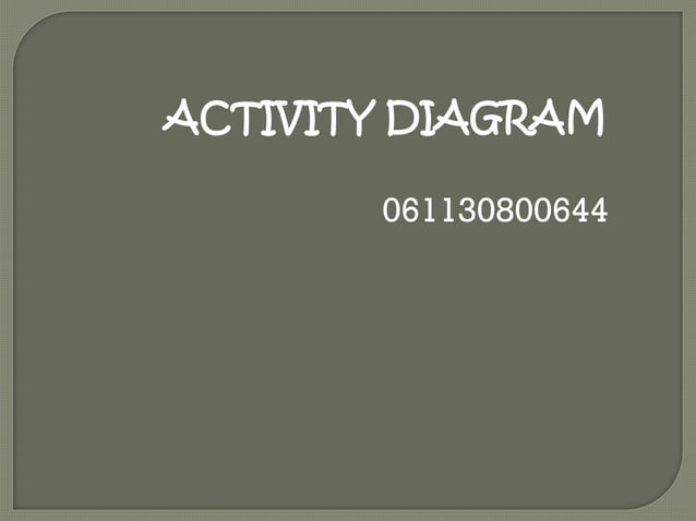 Activity diagram | PPT