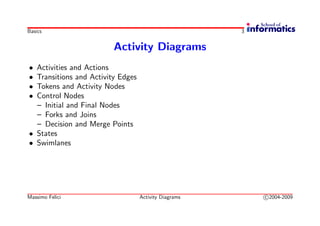 Activity Diagram - Activities, State, and Transition | PDF