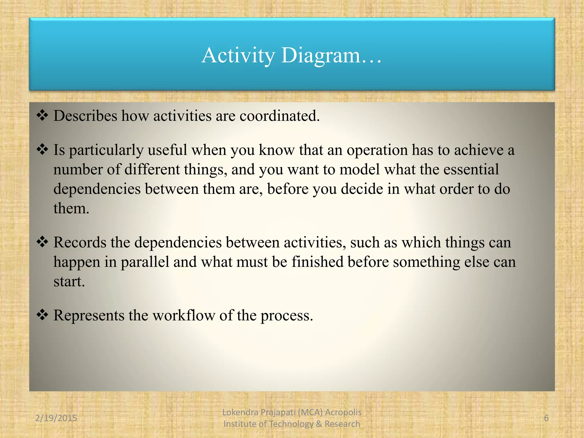 Activity diagram | PPTX