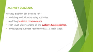 ACTIVITY DIAGRAMS IN OBJECT ORIENTED ANALYSIS AND DESIGN | PPTX