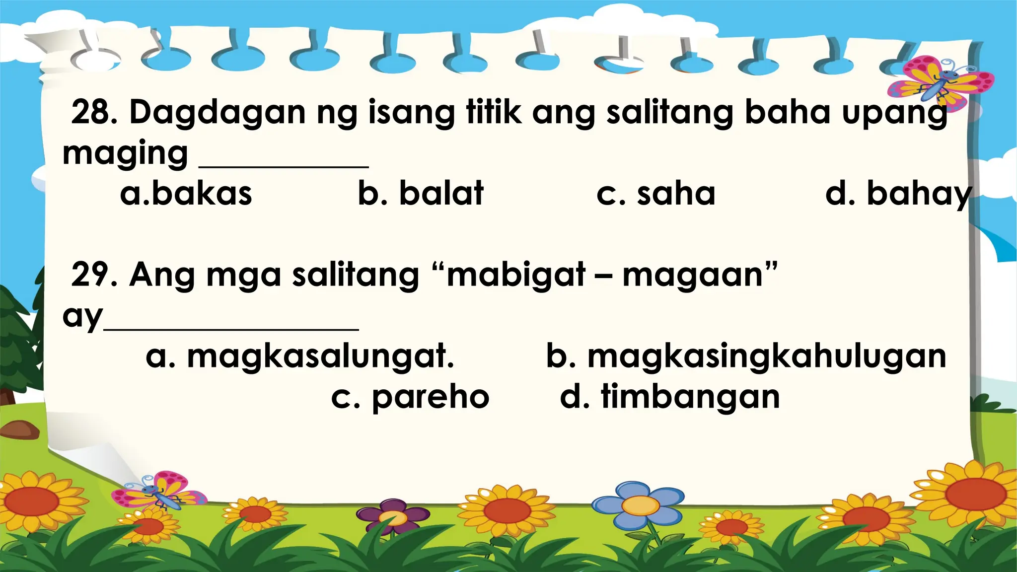 activity filipino.pptx grade 1 maikling pagsusulit | PPTX