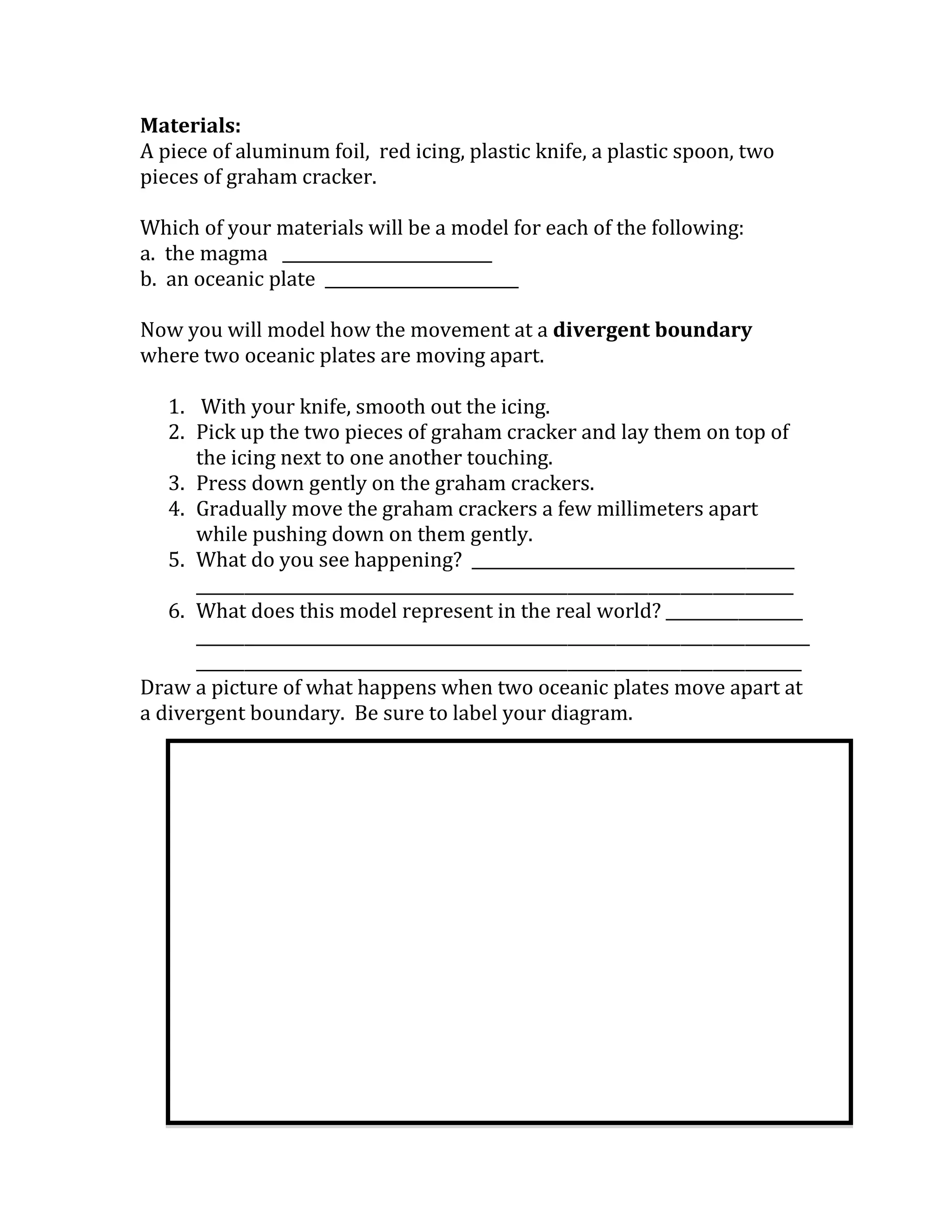 Plate movements (activity) | DOCX