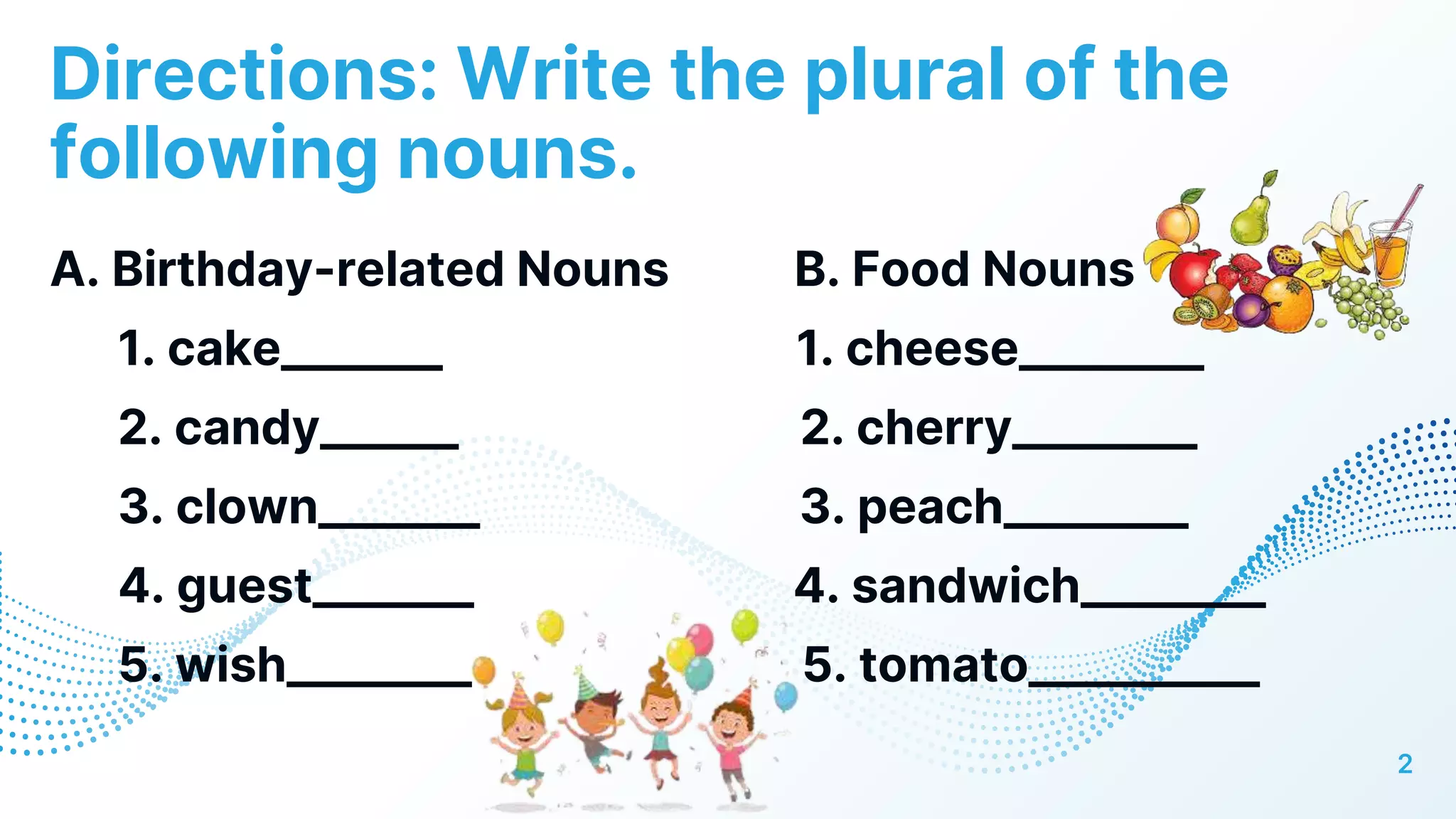 ACTIVITY FOR PLURAL FORM OF NOUNS.pptx