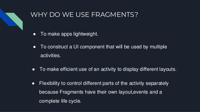 Android Study Jam 4 - Introduction to Fragment, Activity & Fragment Lifecycle & Navigation ...