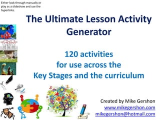 Activity generator | PPT