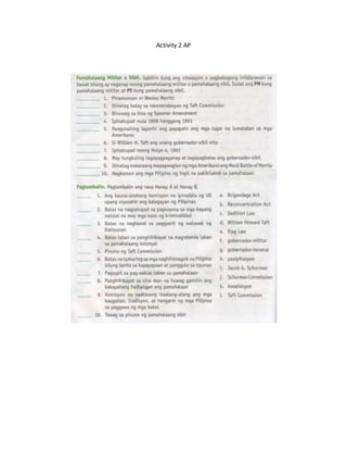 Activity in ap | DOCX