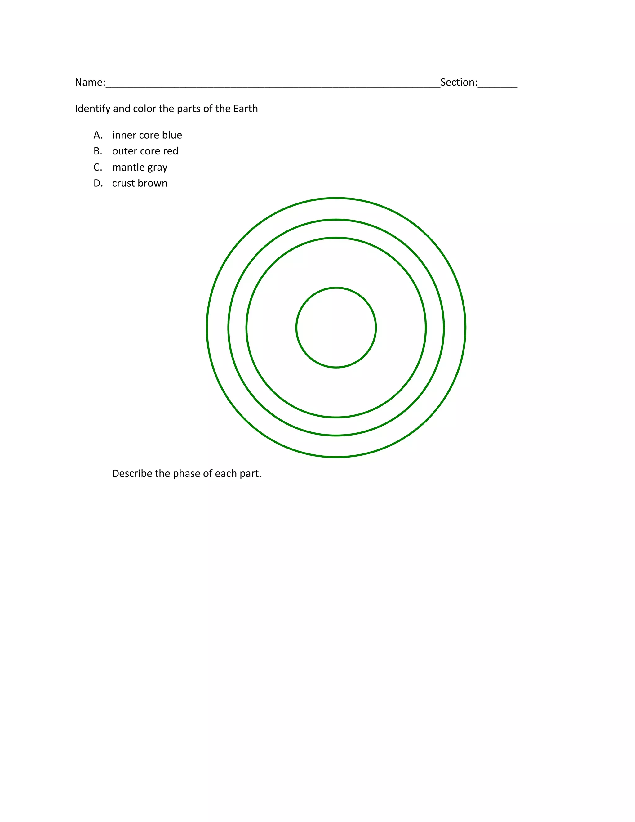 Activity inside the earth | PDF