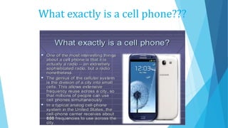 cellphones | PPTX