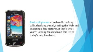 cellphones | PPTX