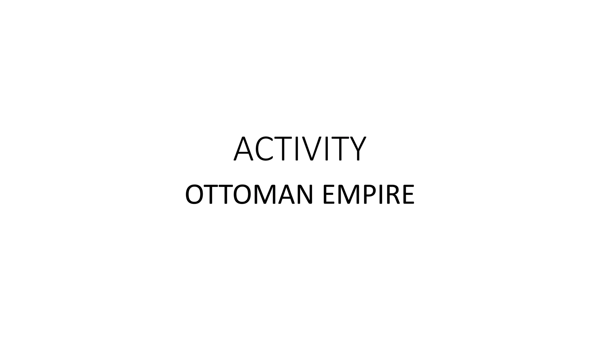Activity ottoman | PPTX