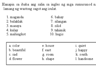 ACTIVITY PAGSASALIN FOR GRADE 10 JHS.pptx