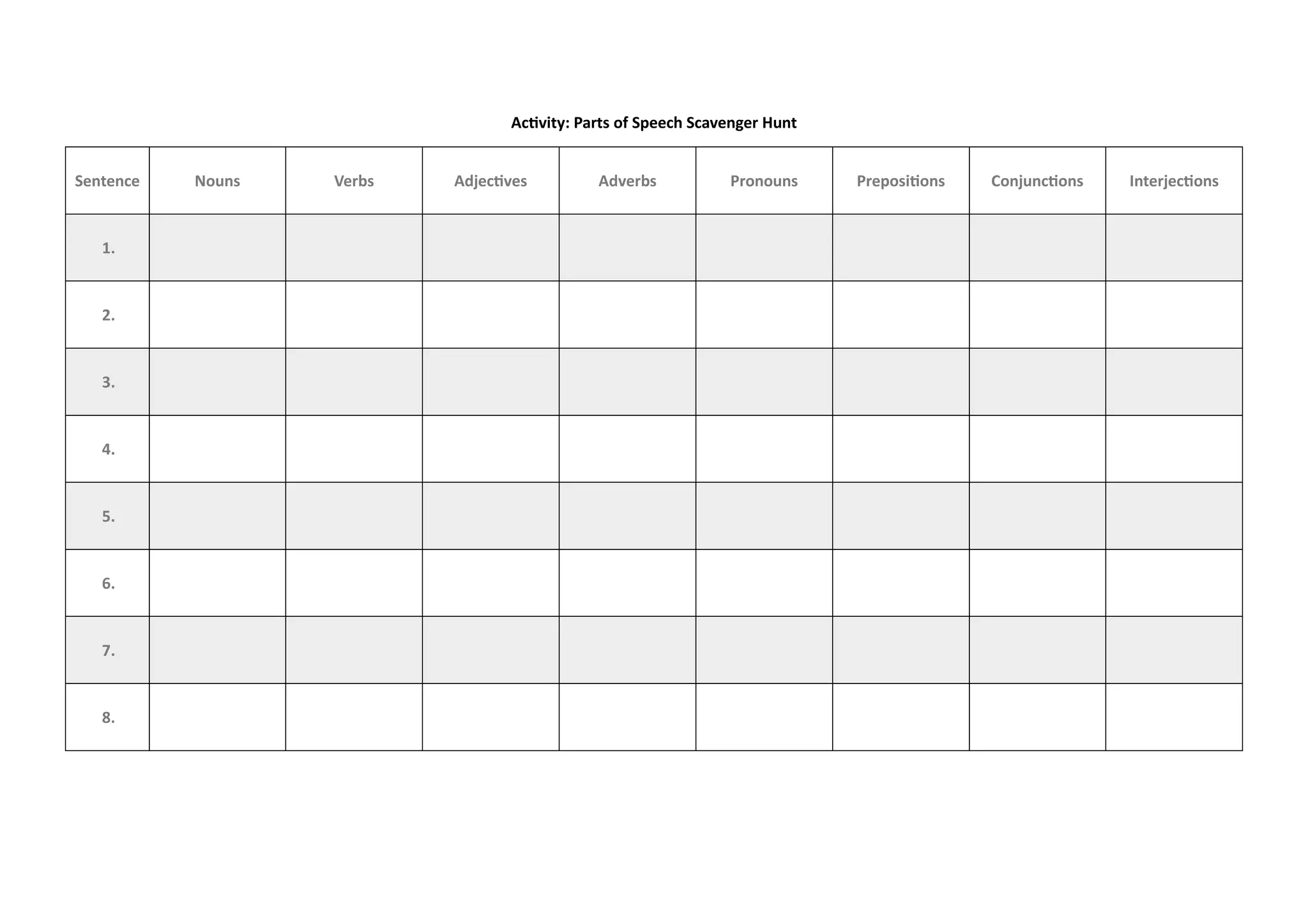 Activity Parts of Speech Scavenger Hunt.pdf
