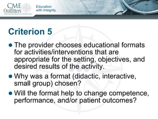 Activity Planning: Improving the Process to Align with Accreditation ...