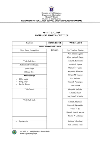 activity proposal school intrams 2024 2025 .doccx | DOCX