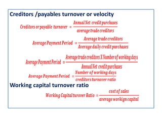 Activity ratios | PPTX