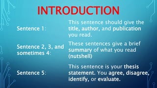 Activity reaction paper | PPTX