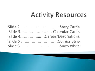 Activity resources | PPTX