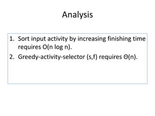 Activity selection problem class 12 | PPTX