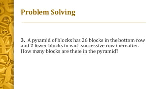 Activity sequence and series | PPT