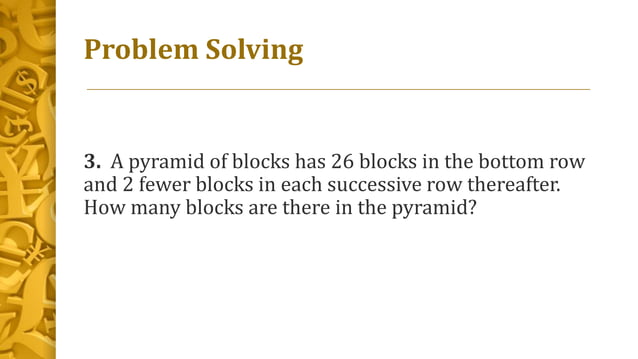 Activity sequence and series | PPT