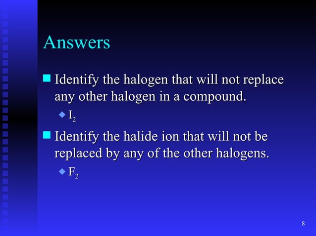 Activity Series | PPT
