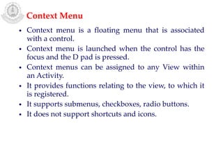 Android - Activity, Services | PPTX | Operating Systems | Computer Software and Applications