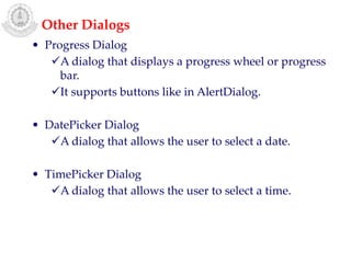Android - Activity, Services | PPT