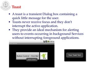 Android - Activity, Services | PPTX | Operating Systems | Computer Software and Applications