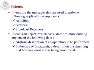 Android - Activity, Services | PPT