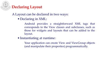 Android - Activity, Services | PPTX | Operating Systems | Computer Software and Applications