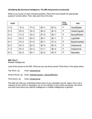 MIS Personal Life Profile - Part 2 | PDF