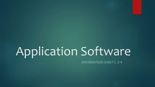 What is Application Software? | PPTX
