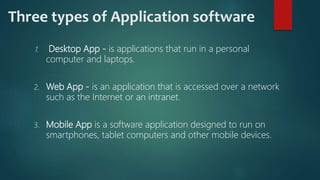 What is Application Software? | PPTX