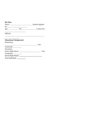 Activity sheets | DOCX