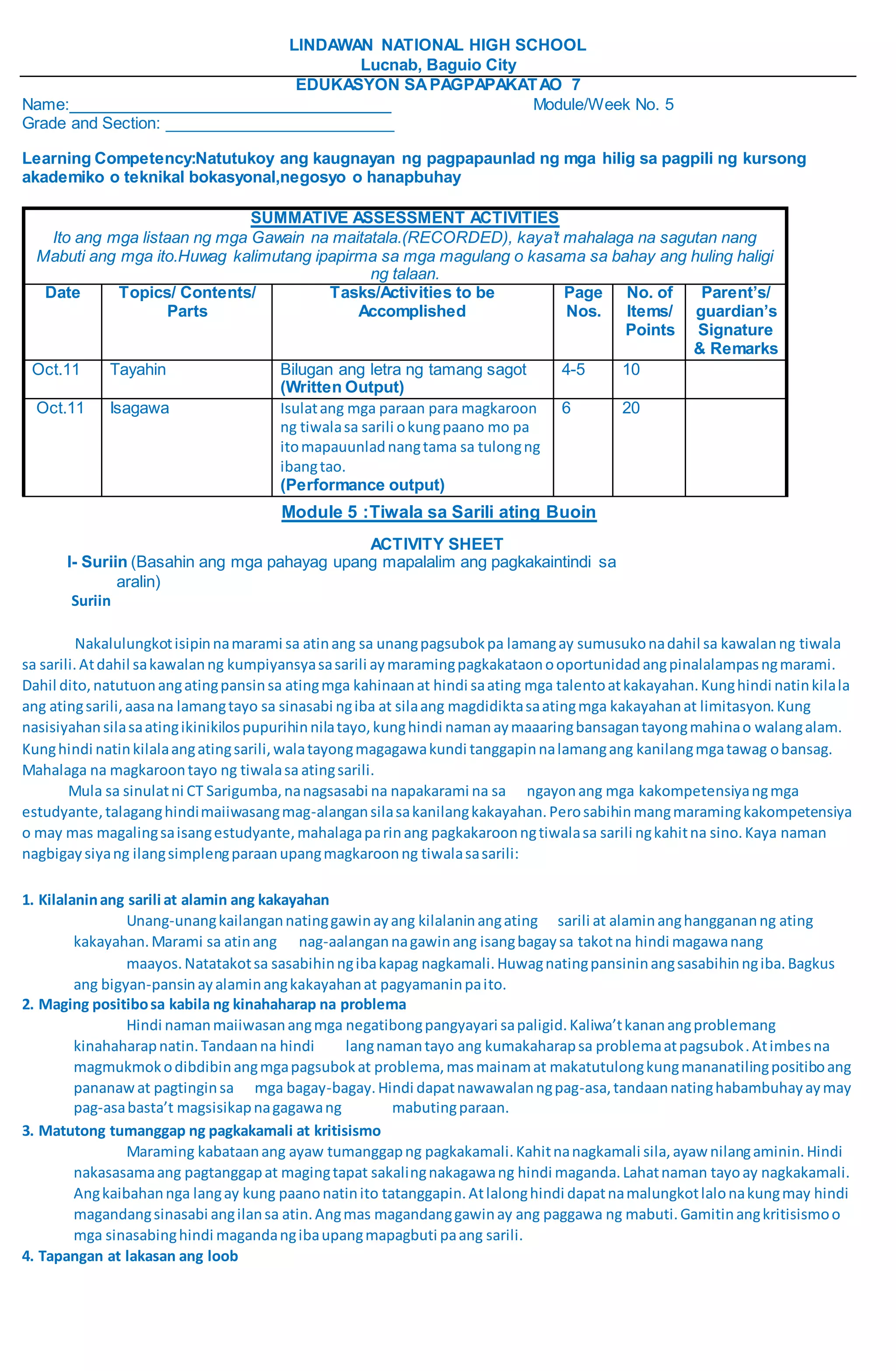 Activity sheets- week 5.docx