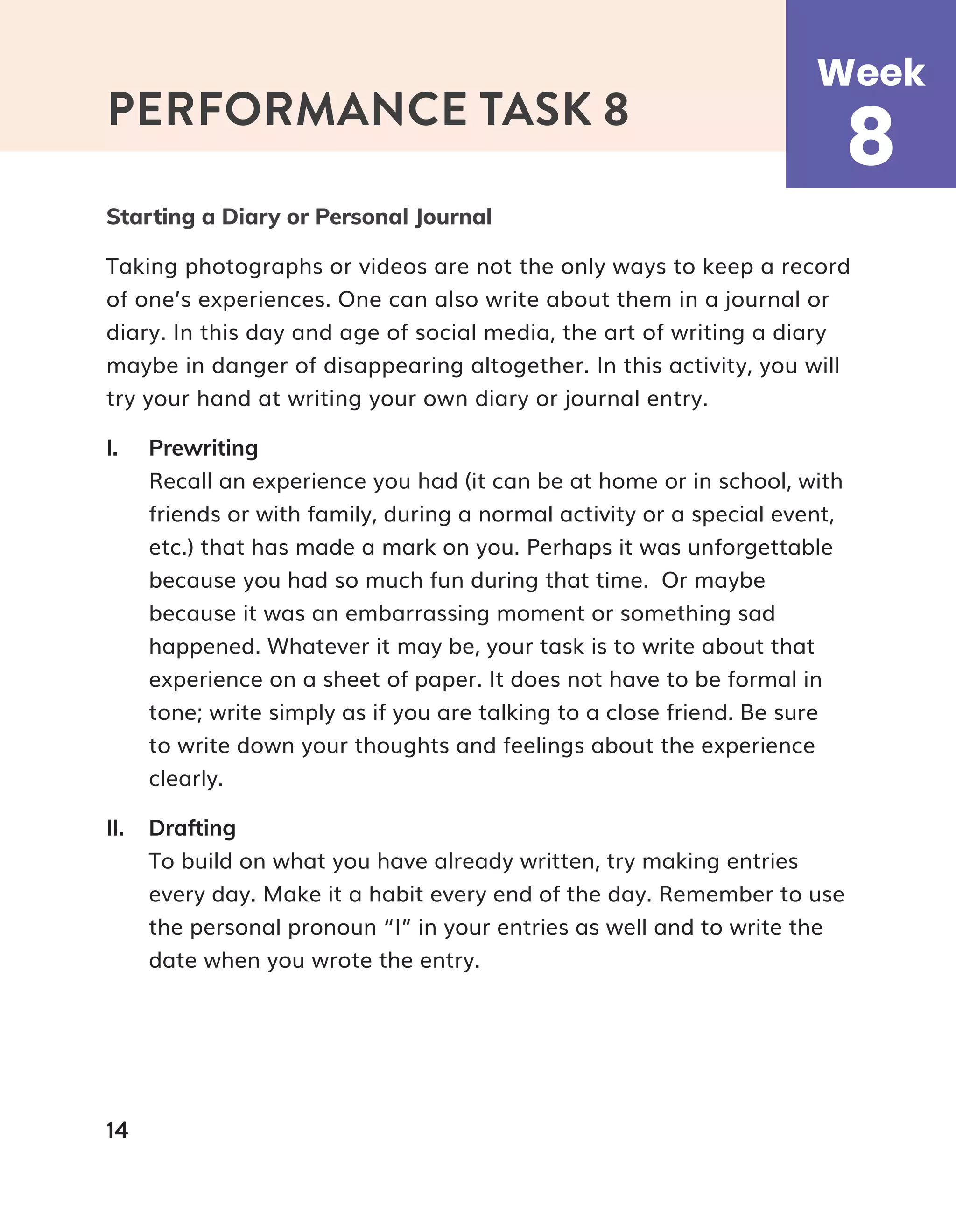 Activity sheets intermediate_tabbed | PDF