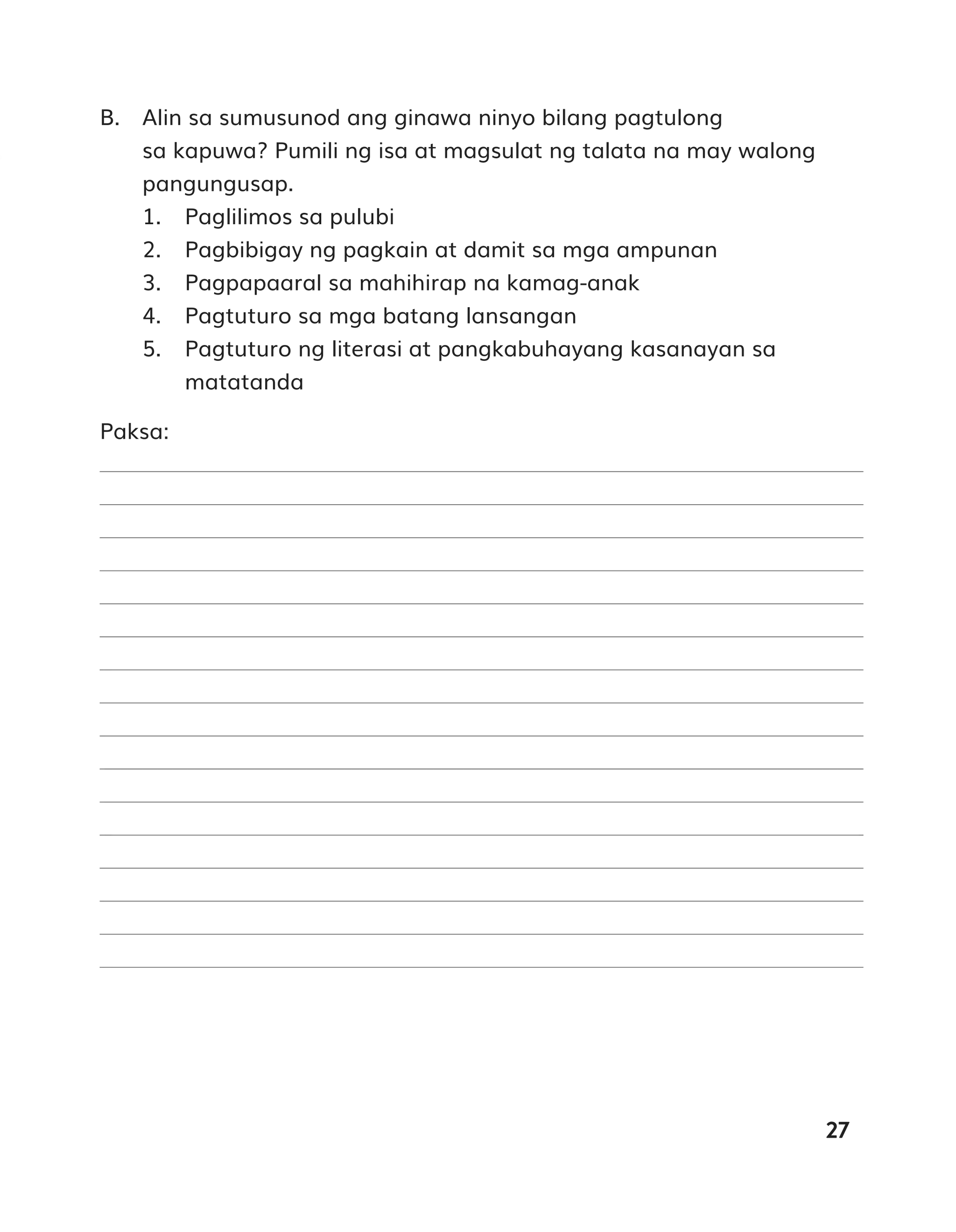Activity sheets intermediate_tabbed | PDF