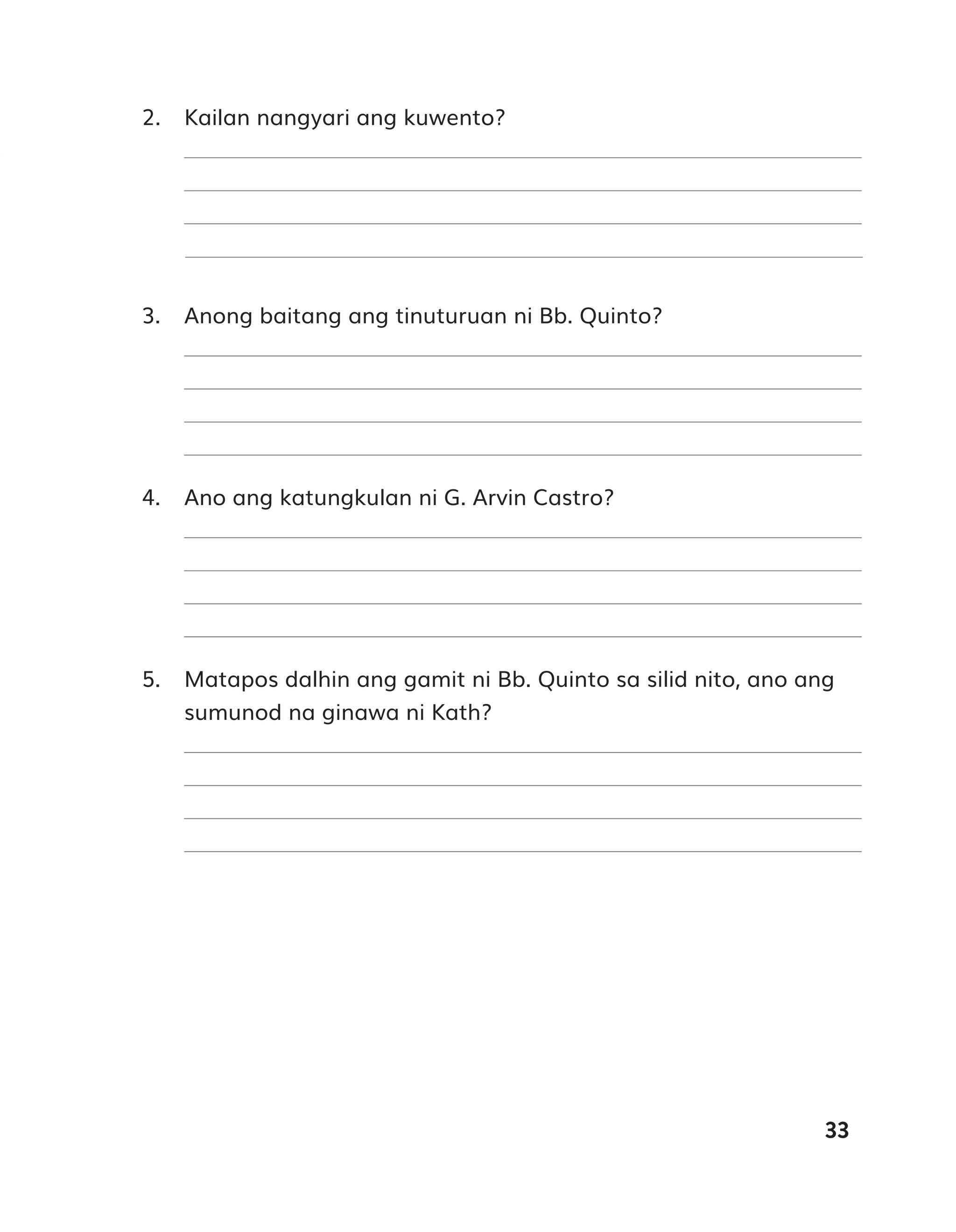 Activity sheets intermediate_tabbed | PDF