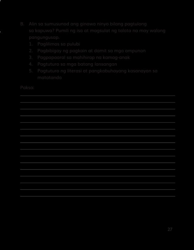 Activity sheets intermediate_tabbed | PDF